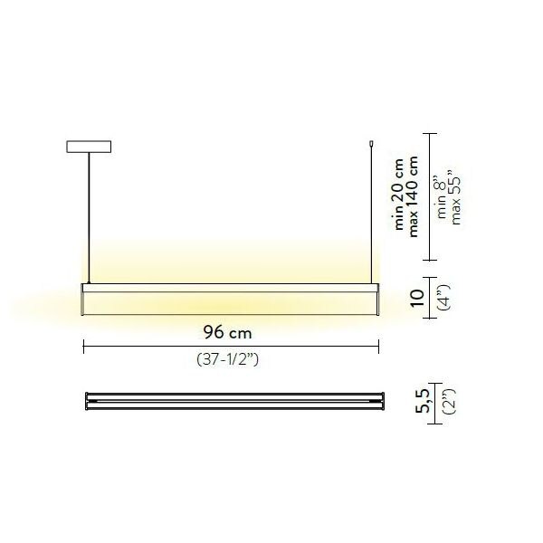 Modula Suspension - Slamp | Linear Suspension Lights - USA & Canada
