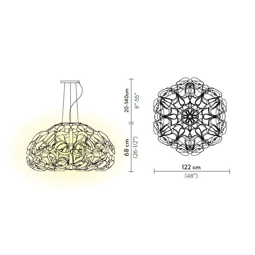 Quantica Suspension - Slamp | Pendant Lights - USA & Canada