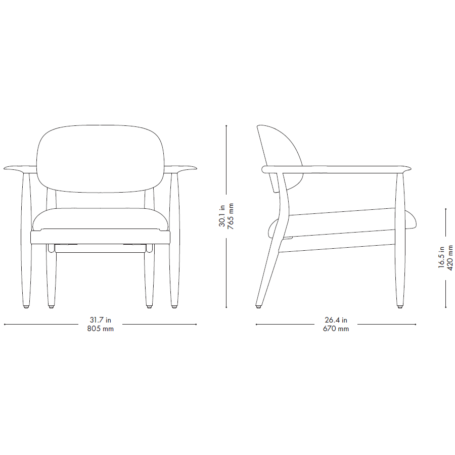 Slow Lounge Chair - Stellar Works | Seating - USA & Canada