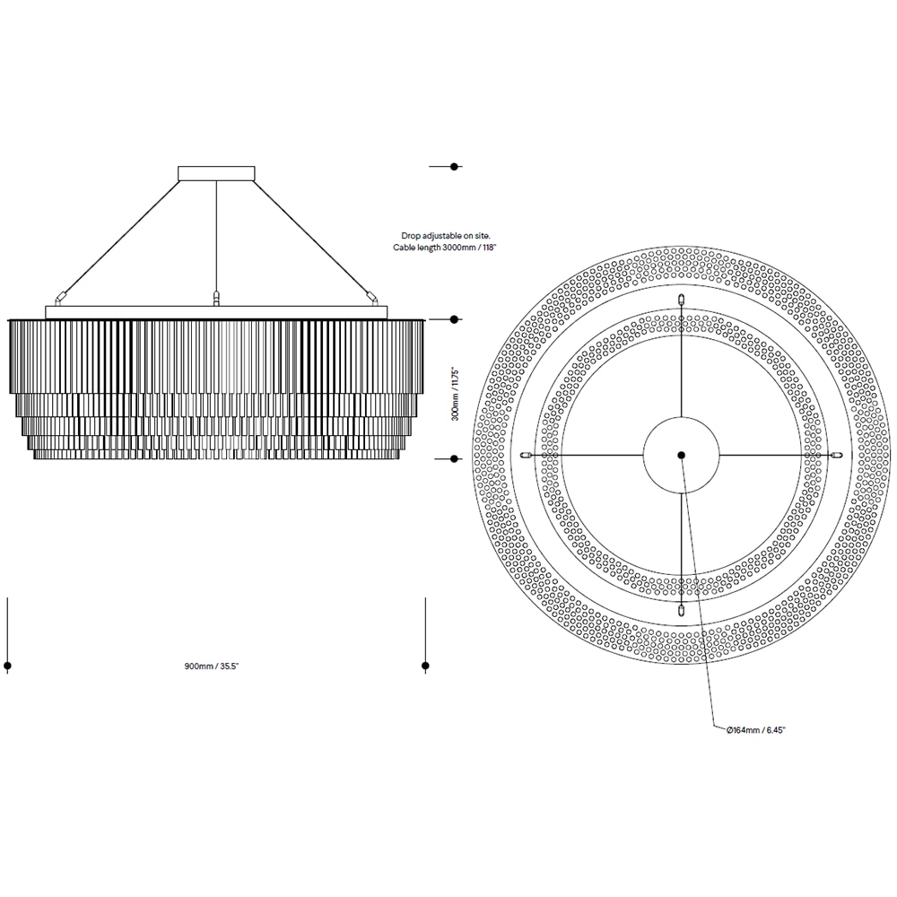 Ring Chandelier Suspension - Tom Kirk Lighting | Chandeliers - USA & Canada
