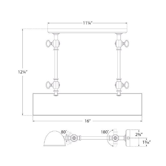 Anette 16in Picture Light Wall - Visual Comfort Signature Collection ...