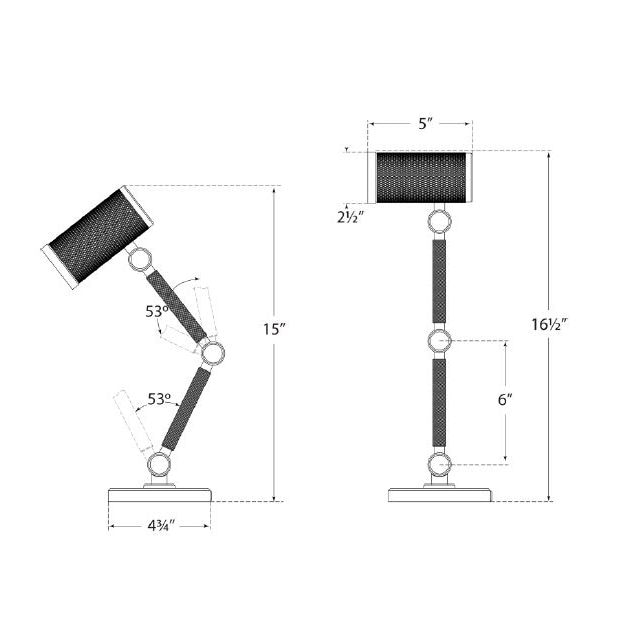 Barrett Mini Desk Table - Visual Comfort Signature Collection | Table ...
