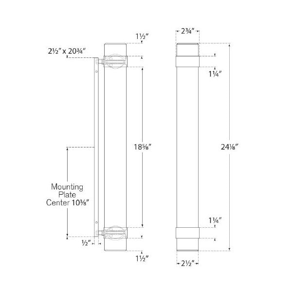 Barton Small Bath Wall - Visual Comfort Signature Collection | Wall ...
