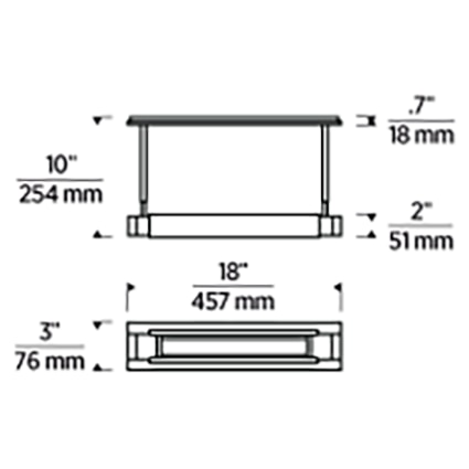 Capa Picture Light Wall - Visual Comfort Modern Collection | Display ...
