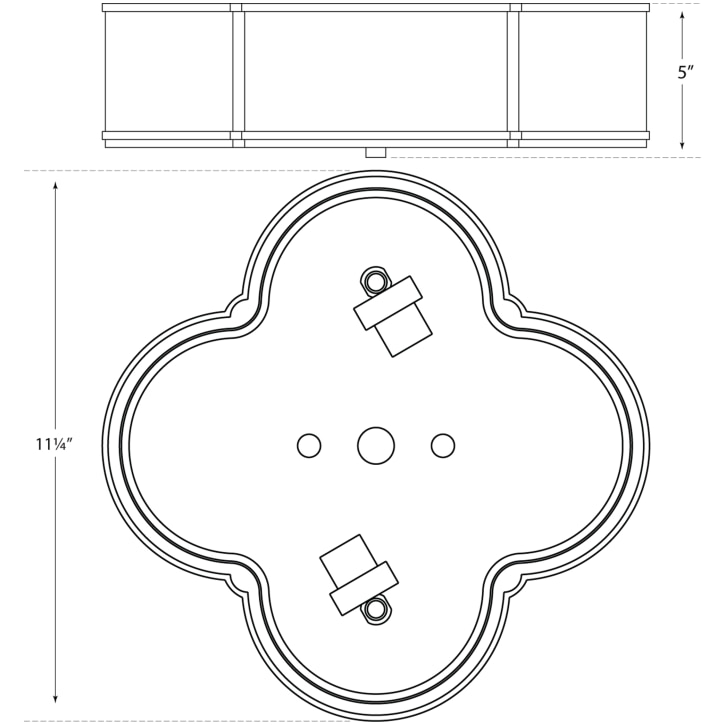 Basil Flush Mount Ceiling - Visual Comfort Signature Collection | Flush ...