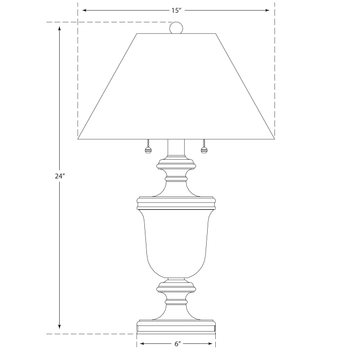 Classical Urn Form Medium Table - Visual Comfort Signature Collection ...