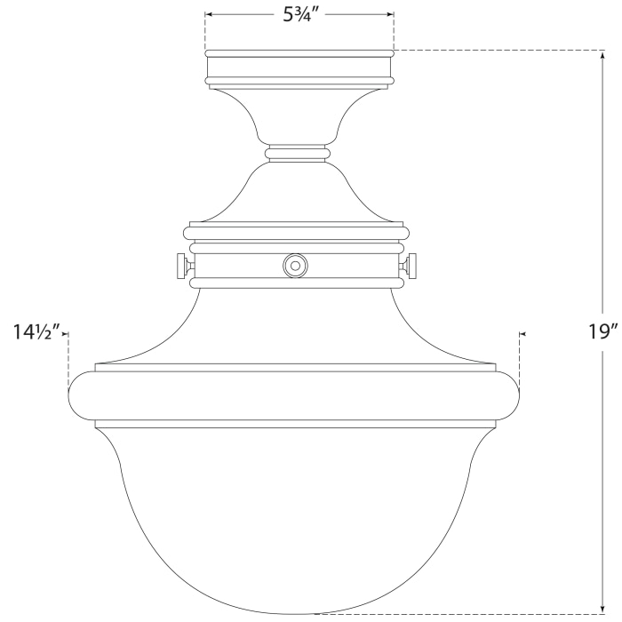 Edmond Flush Mount Ceiling - Visual Comfort Signature Collection ...