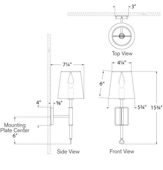 Griffin Wall - Visual Comfort Signature Collection | Wall Sconces - USA ...