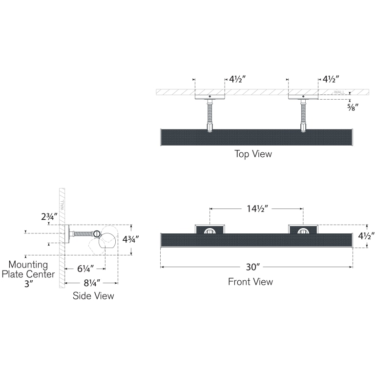 Halwell Long Wall - Visual Comfort Signature Collection | Display ...