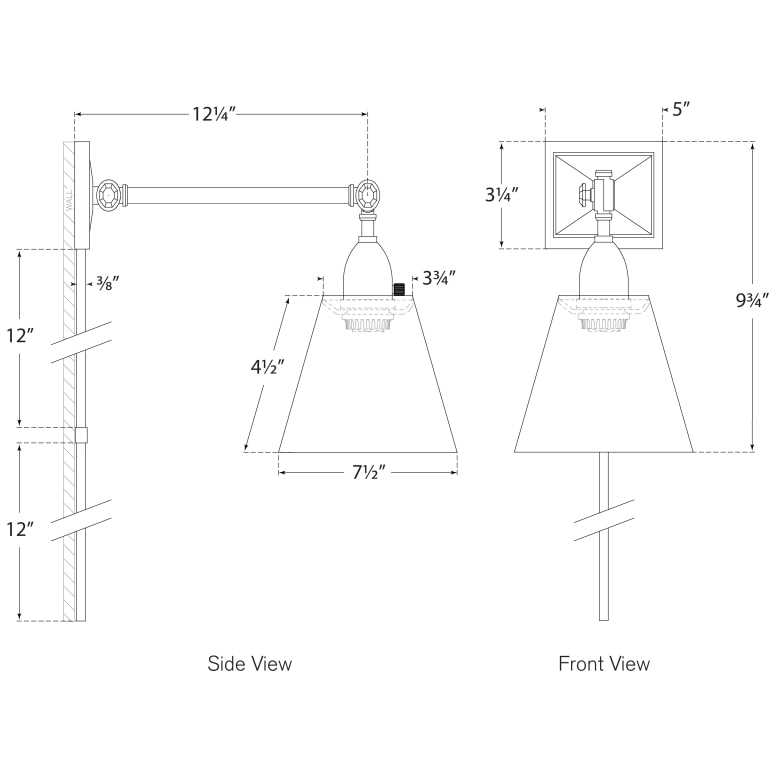 Jane Single Library Wall - Visual Comfort Signature Collection | Spot ...
