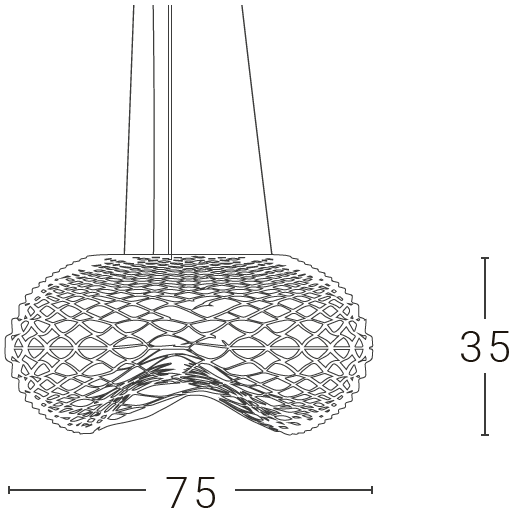 Net Big Suspension - ZAVAluce | Chandeliers - USA & Canada
