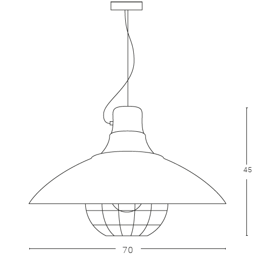 Officina Suspension - ZAVAluce | Dome Shade Suspension Lights - USA & Canada